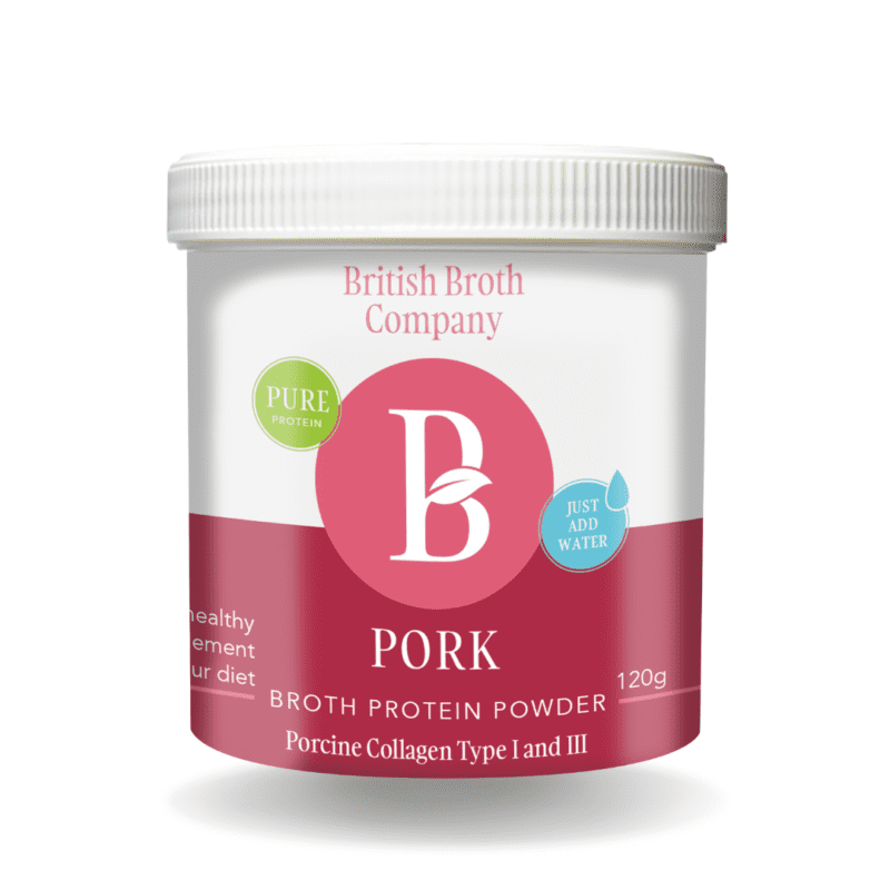 Dehydrated pork bone broth | Type I and III Natural Collagen